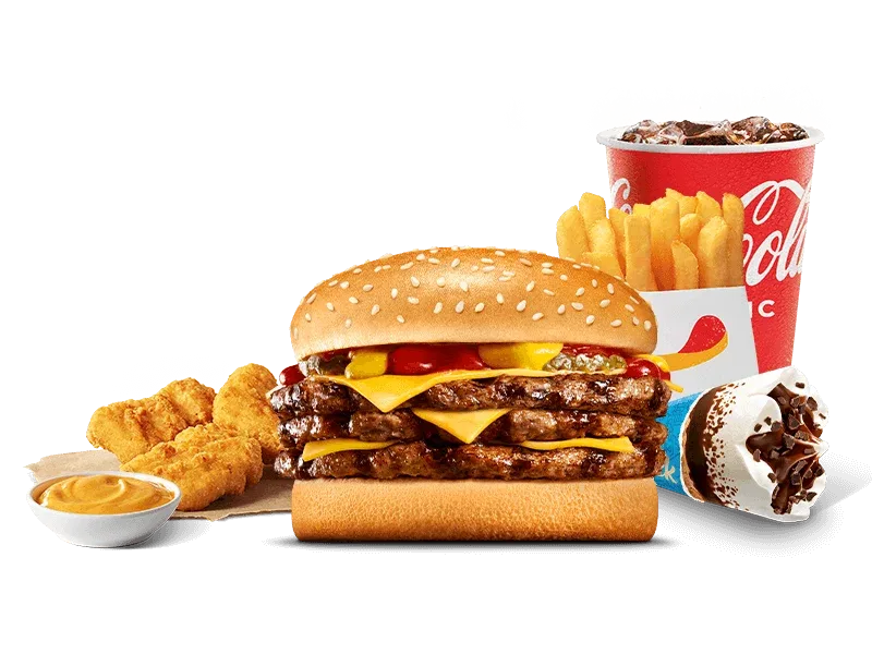 TRIPLE CHEESEBURGER SUPER STUNNER